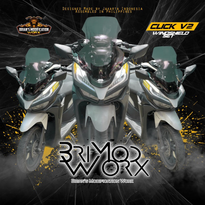 Honda Click V2 Windshield Set (ADV LOOK) | Lazada PH