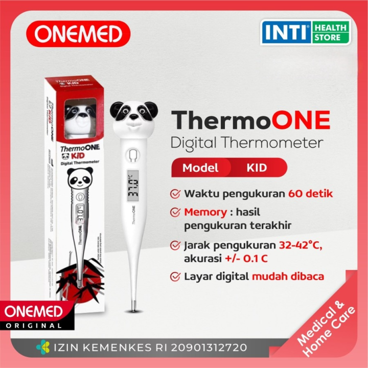Onemed | Thermometer Digital Thermo One PANDA | Termometer Ketiak Anak ...
