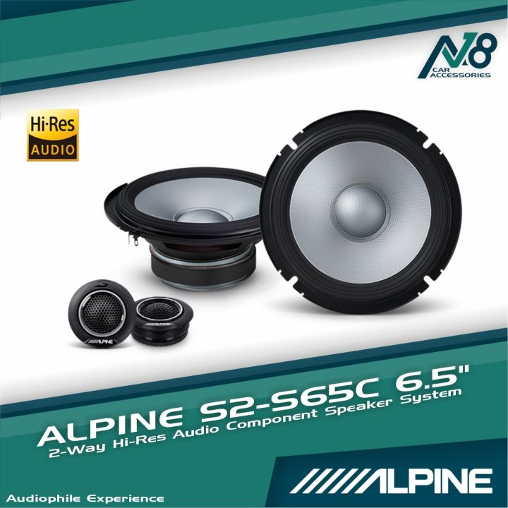 Alpine S2-S65C 2-Way Component Speaker System Genuine | Lazada PH