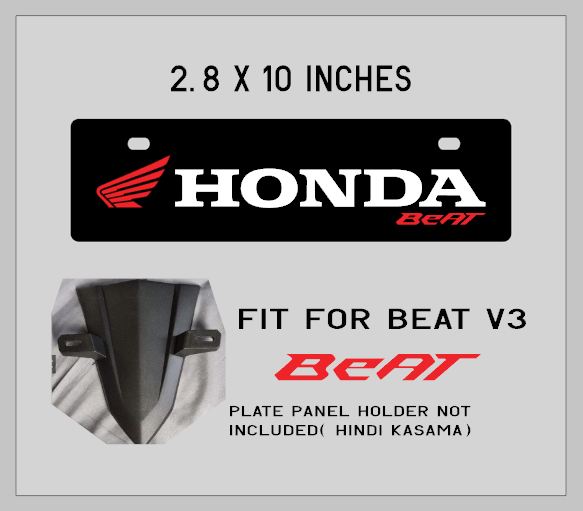 HONDA CLICK V2 V3 FRONT PLATE ACRYLIC SHEET CUTOUT DESIGN HONDA BEAT V1 ...