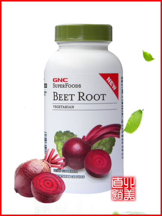 In Stock American Gnc Beet Root Powder Capsules 90 Tablets Betaine ...
