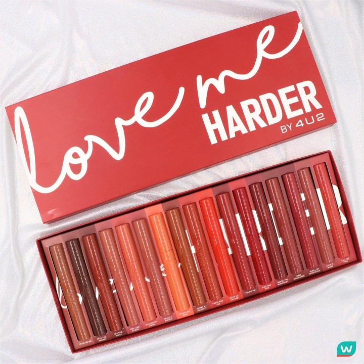 Lucky.EzShop 🔥 [ พร้อมส่ง] ลิป 4U2 LOVE ME HARDER 2 LIQUID MATTE ...