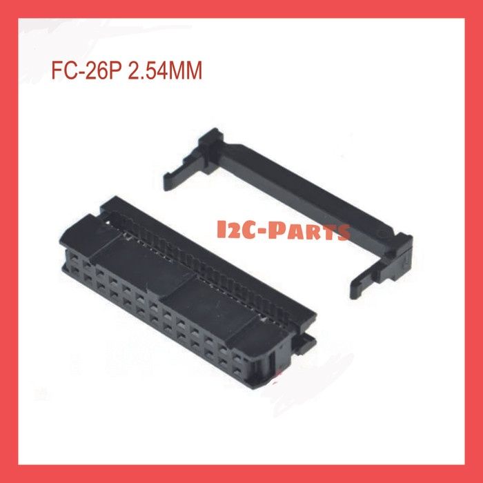 FC-26P Socket FC3-26P Soket ISP 26 Pin Konektor IDC 2x13 26P Female ...