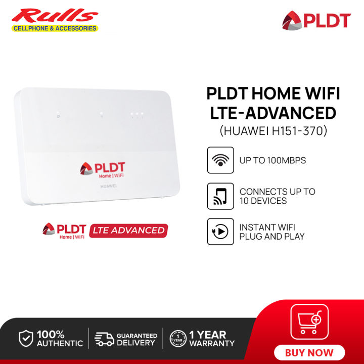 PLDT Home Wifi LTE-Advanced Prepaid (HUAWEI H151-370) | Lazada PH