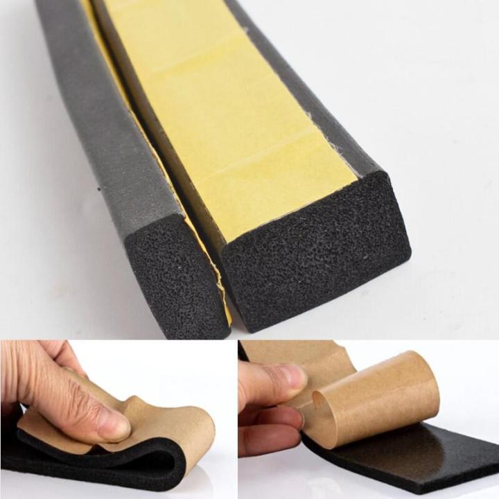 Rubber Self Adhesive Sponge Seal Strip Width10-30mm Thick 2-20mm Single ...