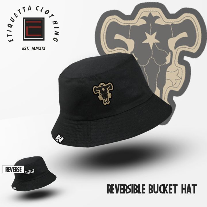 Etiquetta Co. - Anime Waway / Bucket Hat - Black Bull Logo | Lazada PH