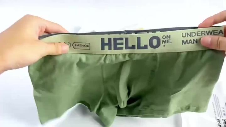 GX shop สินค้าพร้อมส่ง กางเกงในผู้ชายขาสั้น กางเกงในบ็อกเซอร์ชาย er เนื้อผ้านิ่ม สวมใส่สบาย ...