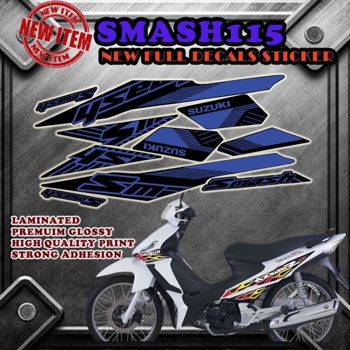 SMASH 115 NEW FULLDECALS MOTORCYCLE STICKERS/ SMASH 115 FULL DECALS/ SMASH 115 ACCESSORIES AND ...