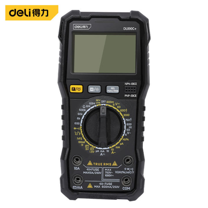 Deli Digital Multimeter DL890C+High precision Universal Meter Multi ...