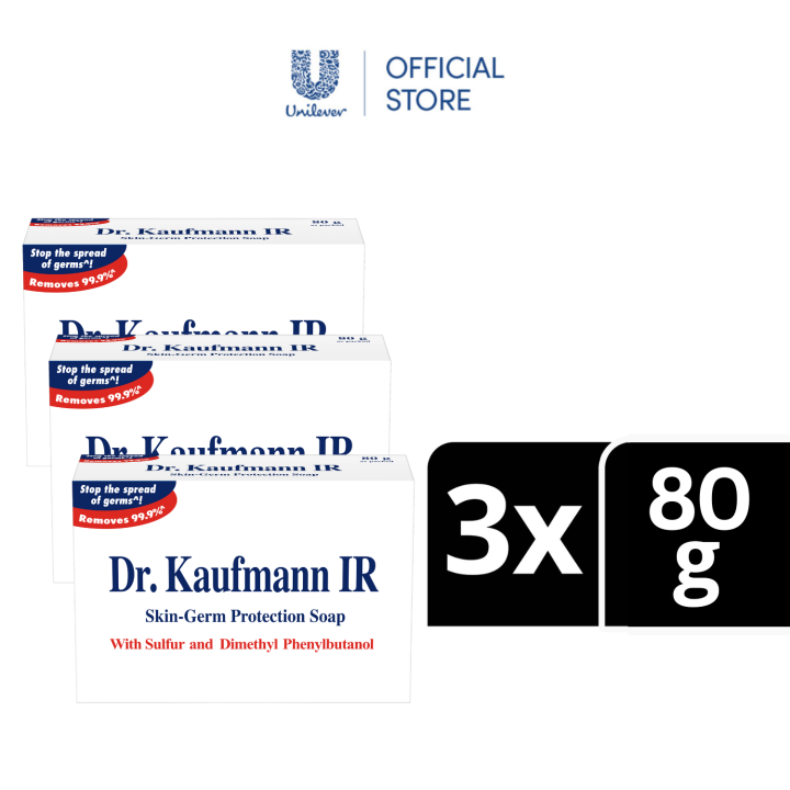 [BUNDLE OF 3] Dr. Kaufmann IR Skin-Germ Protection Soap 80g | Lazada PH
