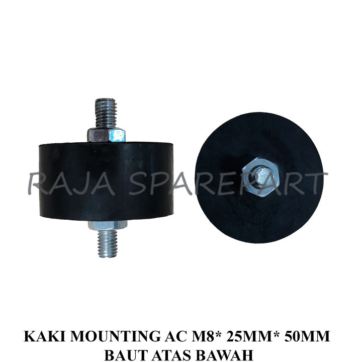 KARET DUDUKAN AC/KARET MONTING BAUT DOUBLE/KAKI MOUNTING AC M8* 25MM ...