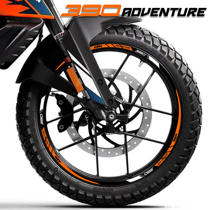 Reflective Waterproof Motorcycle Wheel Stickers For KTM 390 ADVENTURE ...