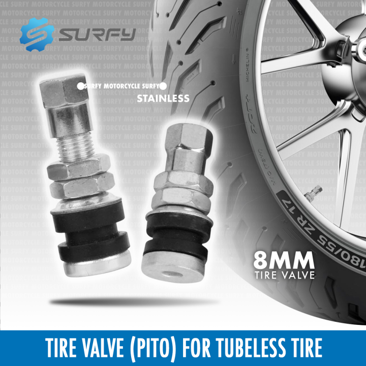 Stainless Pito Tire Valve for Tubeless Tire Short And Long Heavy Duty ...