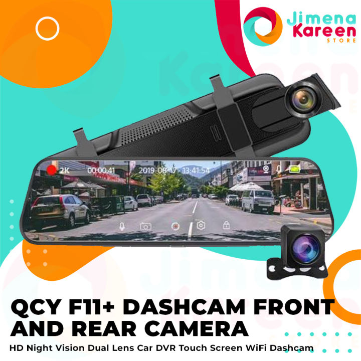 QCY F11+ Dashcam 1296P Touch Screen Wifi Dashcam | Lazada PH