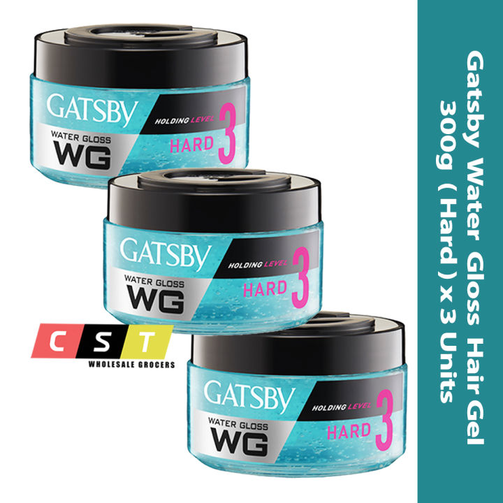 Gatsby Water Gloss Hard Hair Gel 300g X 3 Units | Lazada