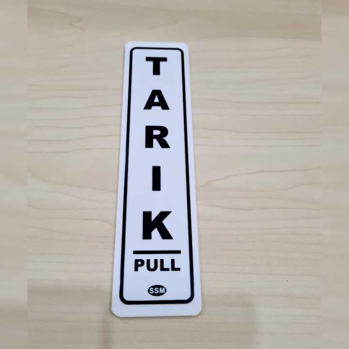 Sign Board Akrilik KECIL TARIK | Lazada Indonesia