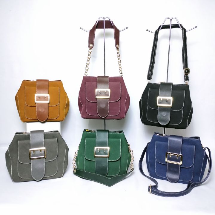 Tas Handbag Wanita Tali Rantai Selempang Impor Fashion 910 | Lazada ...