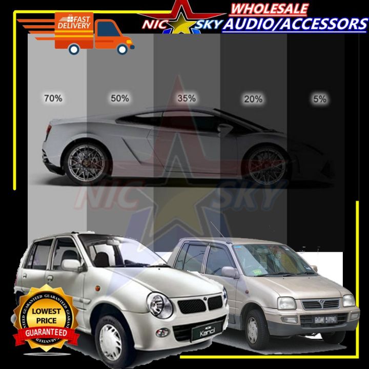 Perodua Kancil Tinted hitam 4 Tingkap 4Door Siap Potong Kancil tinted ...