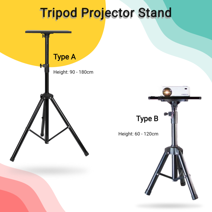 Projector Tripod Stand, Foldable Laptop Tripod, Laptop Stand, Speaker ...
