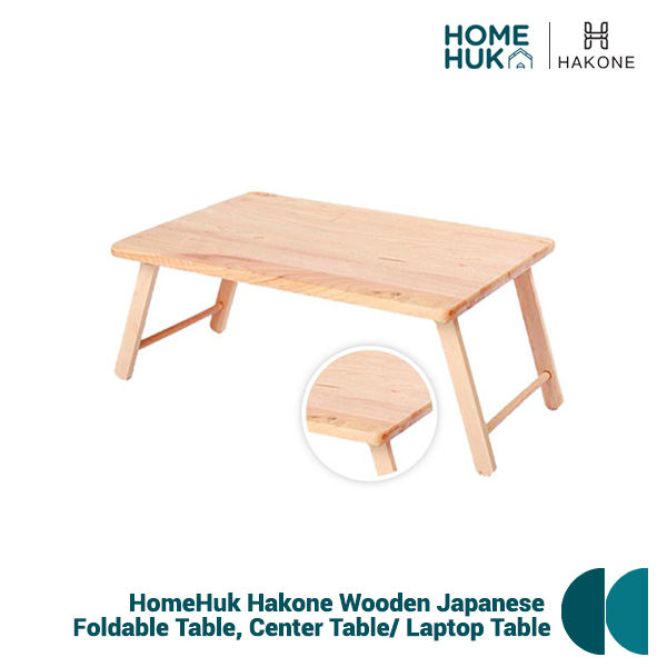 HomeHuk Wooden Japanese Foldable Laptop Table/ Lap Desk | Lazada PH