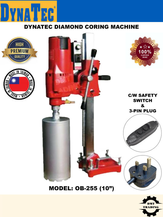 DYNATEC Electrical Coring Machine (10 inch) / Coring Drill Machine ...