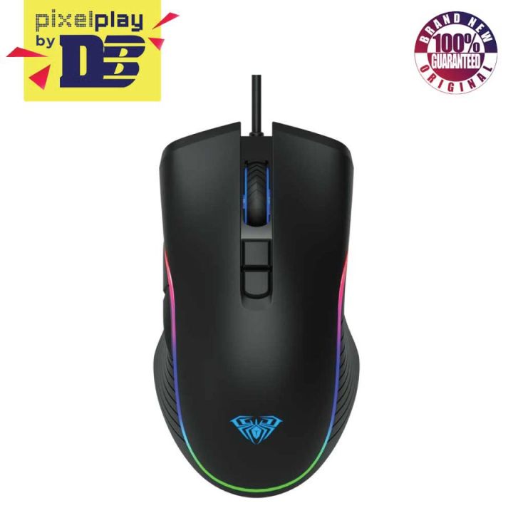 Aula Wind F806 RGB Marco 7 Programmable Buttons Wired Ergonomic Gaming ...