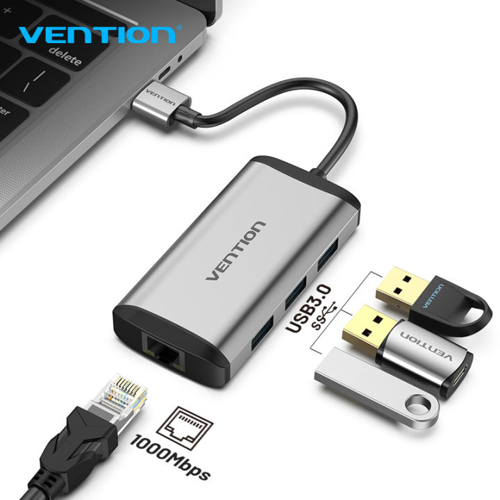 Vention USB 3.0 HUB High Speed USB3.0 to RJ45 Ethernet Adapter USB ...