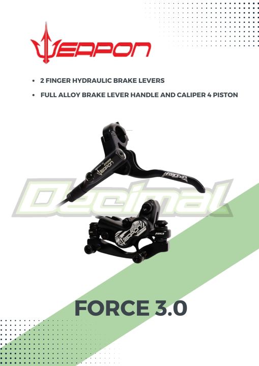 Weapon Hydraulic Brakes Force | Lazada PH