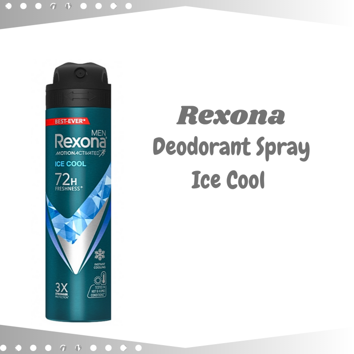 Rexona Men Antiperspirant Deodorant Spray Ice Cool 135ml | Lazada Indonesia