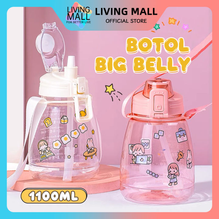 Botol Big Belly Free Stiker 2D & 3D / Children's Cup Bottle / Cangkir ...