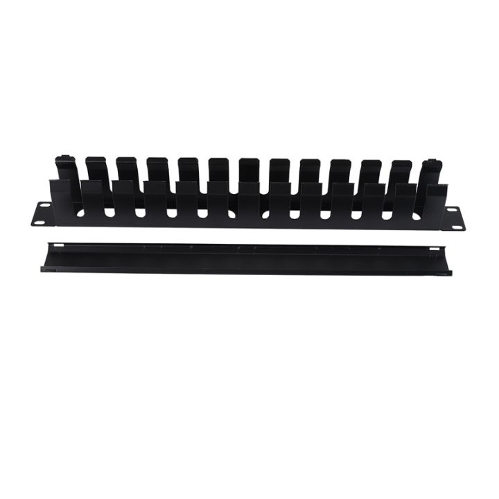 (BGIC) 1U Cable Management Horizontal Mount 19 Inch Server Rack , 12 ...