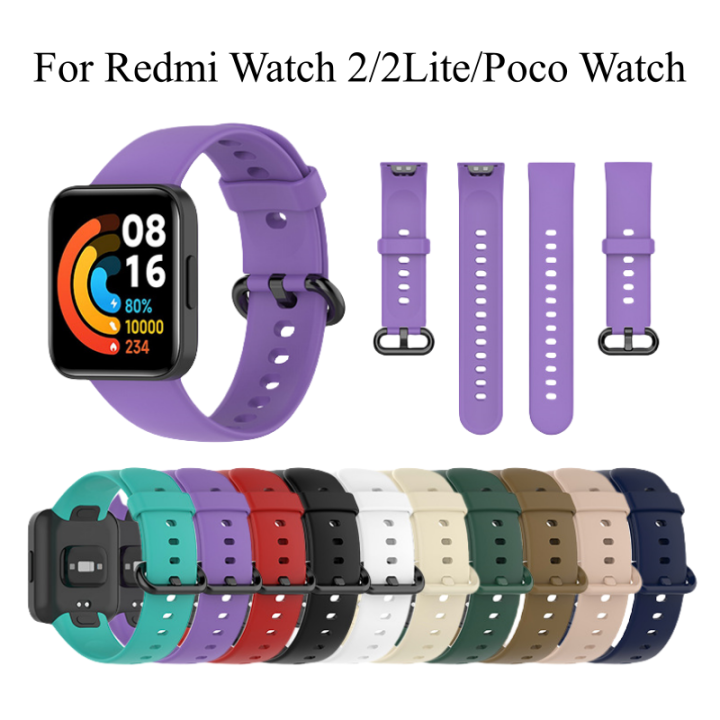 Strap For Redmi Watch 2/2 Lite/Xiaomi Mi POCO Watch Silicone Strap ...