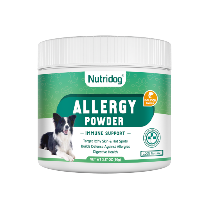 Dog anti-allergy powder Herbal formula Emergency relief of eczema ...