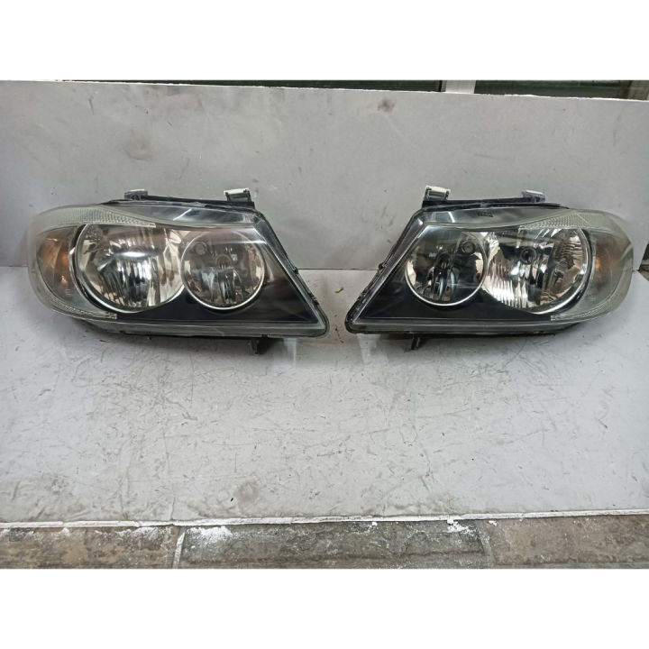 GENUINE BMW 3 Series E90 Head Light Head Lamp Front Halogen Non LCI Pre ...