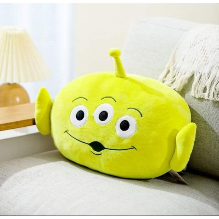 Boneka lucu/Bantal kepala Alien kuning cute./bantal asesoris sofa ...
