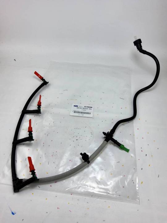 แป๊บข้อต่อหัวฉีด ท่อน้ำมันเชื้อเพลิง สายไหลกลับ FORDแรนเจอร์ T6 2.2 ...