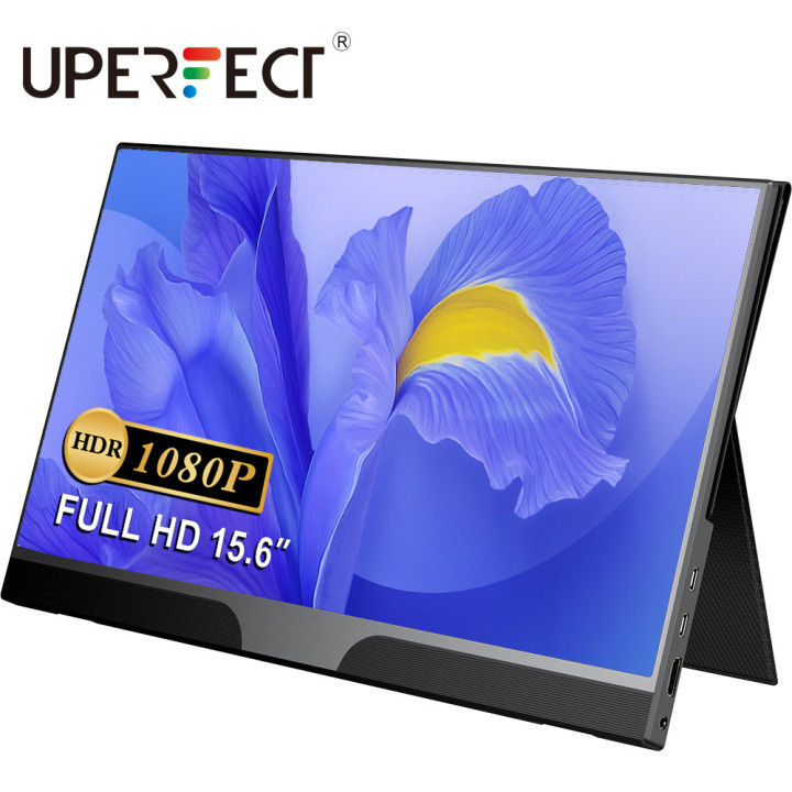 UPERFECT 15.6 Inch Portable Monitor 100% sRGB 1080P Matte Screen ...