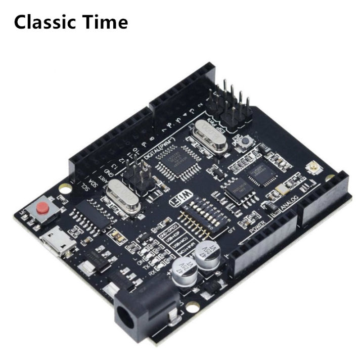 Unowifi R3 Atmega328pesp8266 32mb Memory Usb Ttl Ch340g Compatible For Arduino Uno