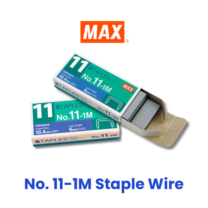 MAX Staple Wire No. 11-1M | Lazada PH
