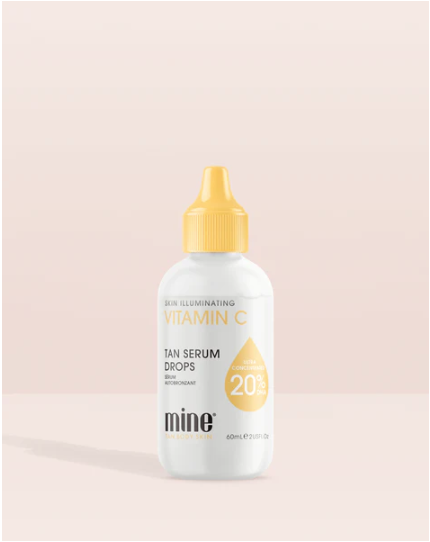 เซรั่มผิวแทนสำหรับใบหน้า Mine Tan Vitamin C Tan Serum Drops 60 ml ...