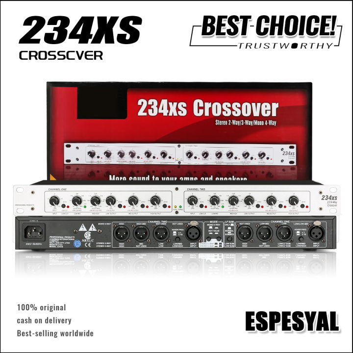 NEW BAXS live crossover 234XS subwoofer out 2way/3way/4way Crossover ...