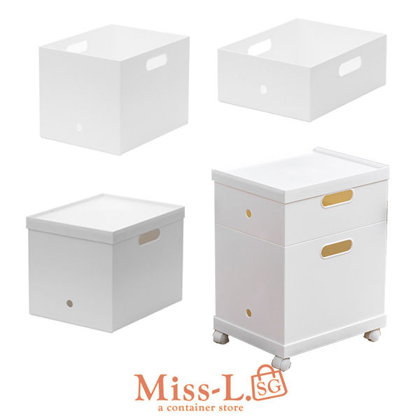 LEN-Stackable Storage Box File Box Standard A4 | Lazada Singapore