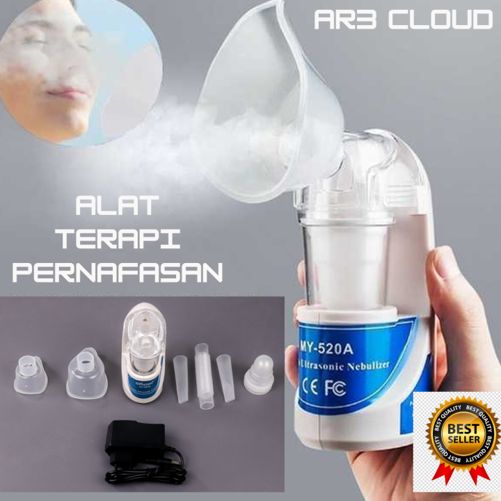 Alat Terapi Pernafasan Ultrasonic Inhaler Nebulizer uap portable ...