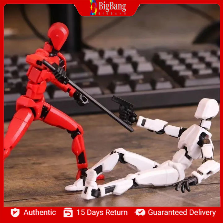 Multi-Jointed Movable Lucky 13 Action Figure Titan T13 Figure Dummy 3D ...