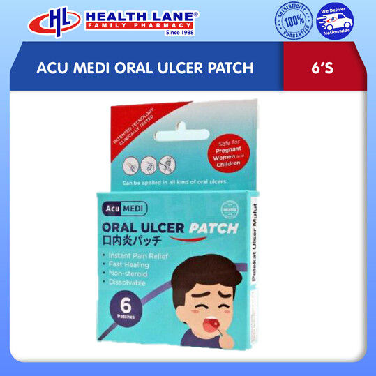 ACU MEDI ORAL ULCER PATCH (6'S) | Lazada