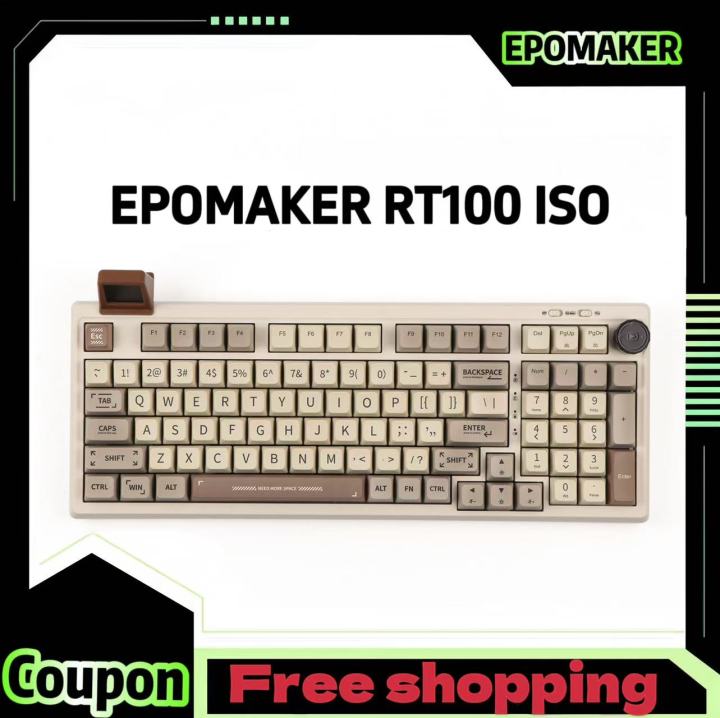 EPOMAKER RT100 ISO Mechanical Keyboard 97key 95% Customizable Mini ...