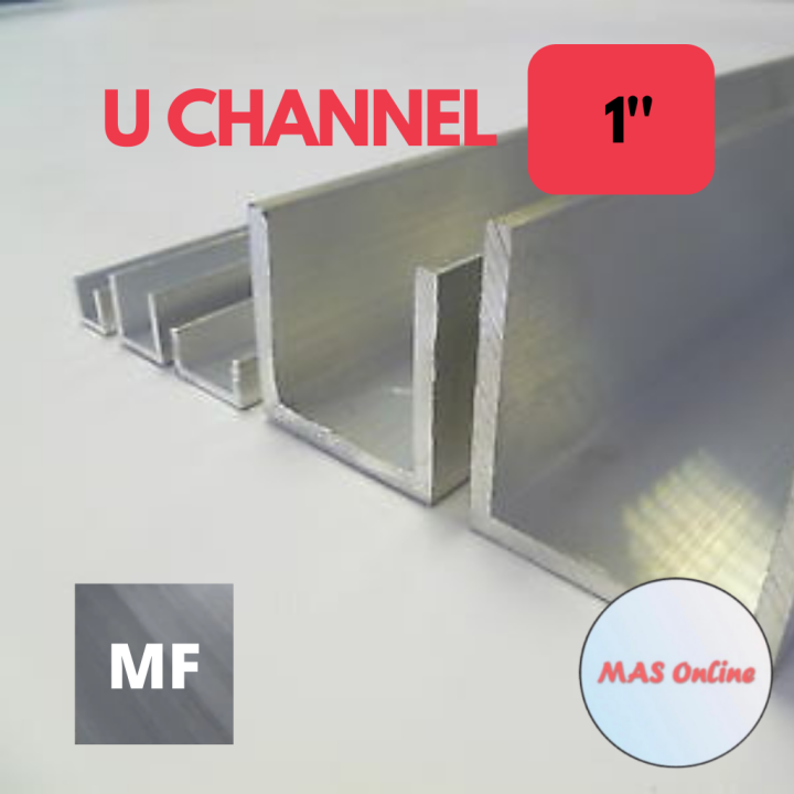 1'' Inch Aluminium U Channel Equal Channel Bar U Shape Bar Aluminium U ...