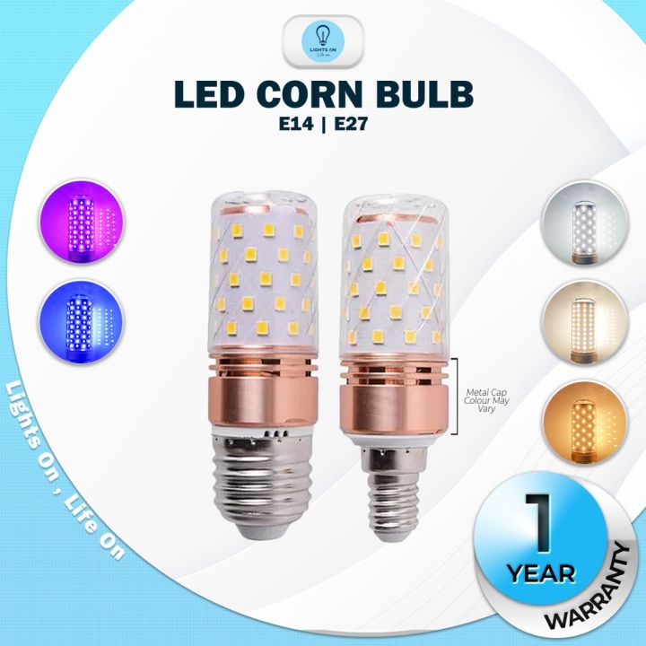LED Corn Bulb E27 E14 Cool Daylight Warmwhite 3 Colour LED Stick Bulb ...