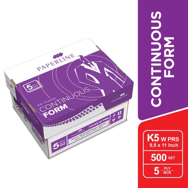 Paperline Continuous Form K 5 W PRS | Lazada Indonesia