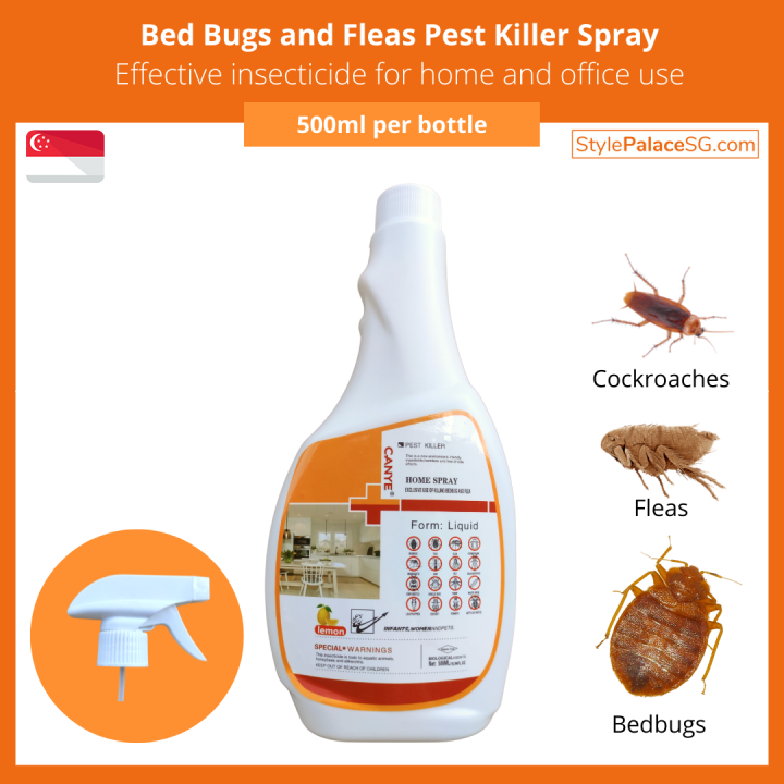 Bedbug Termite Flea Pest Liquid Spray (500ml) by Canye | Lazada Singapore